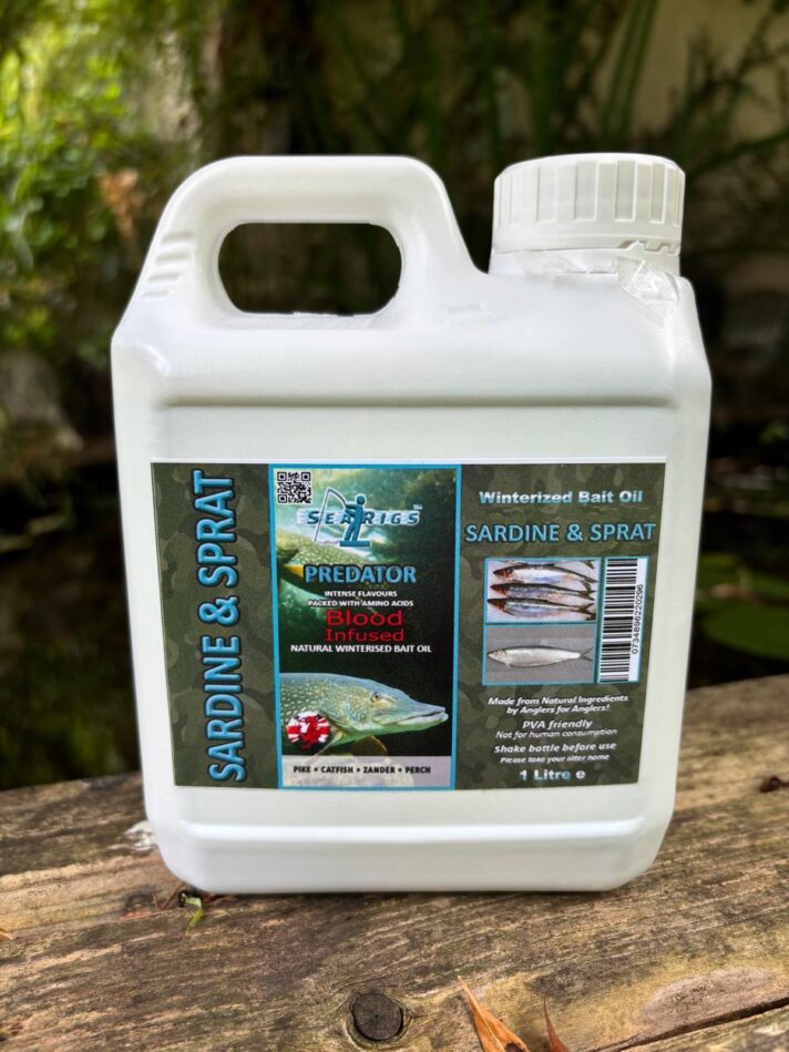 Pike and Catfish Natural Predator Oils -1x1000ml (1ltr) - SEARIGS UK